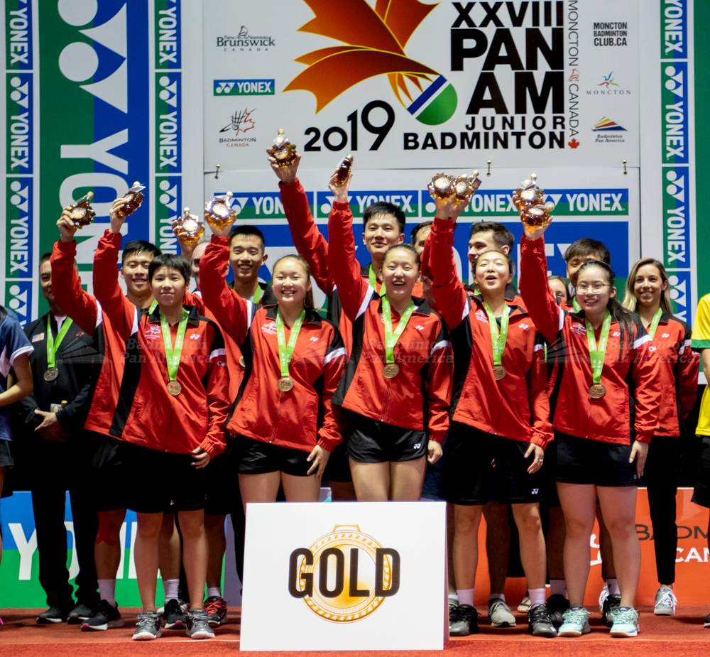 Canada, Champion Team – Pan Am Junior 2019 – Badminton Pan America