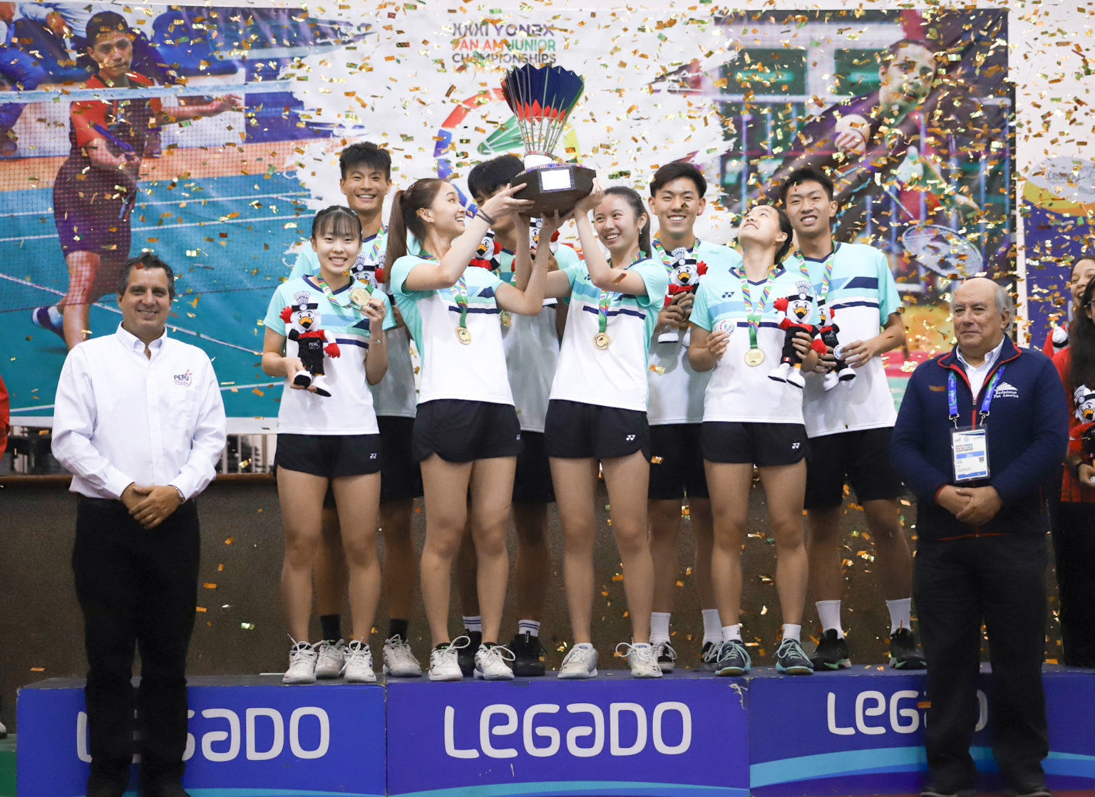 USA, Champion Team – Pan Am Junior 2023 – Badminton Pan America