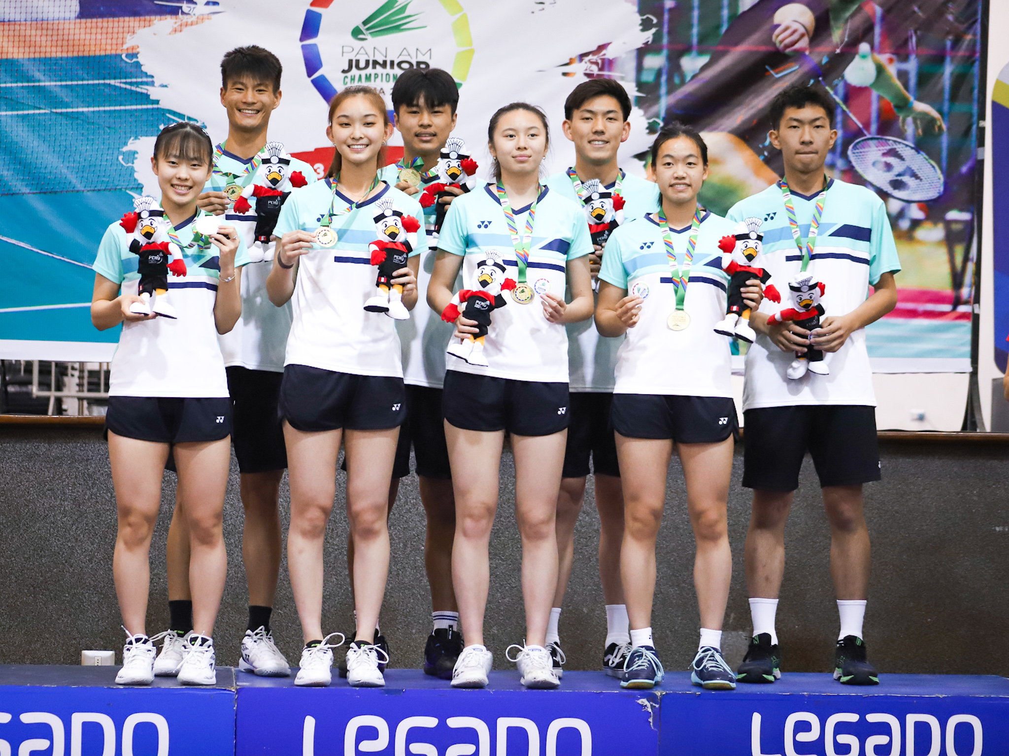 USA, Champion Team – Pan Am Junior 2023 – Badminton Pan America