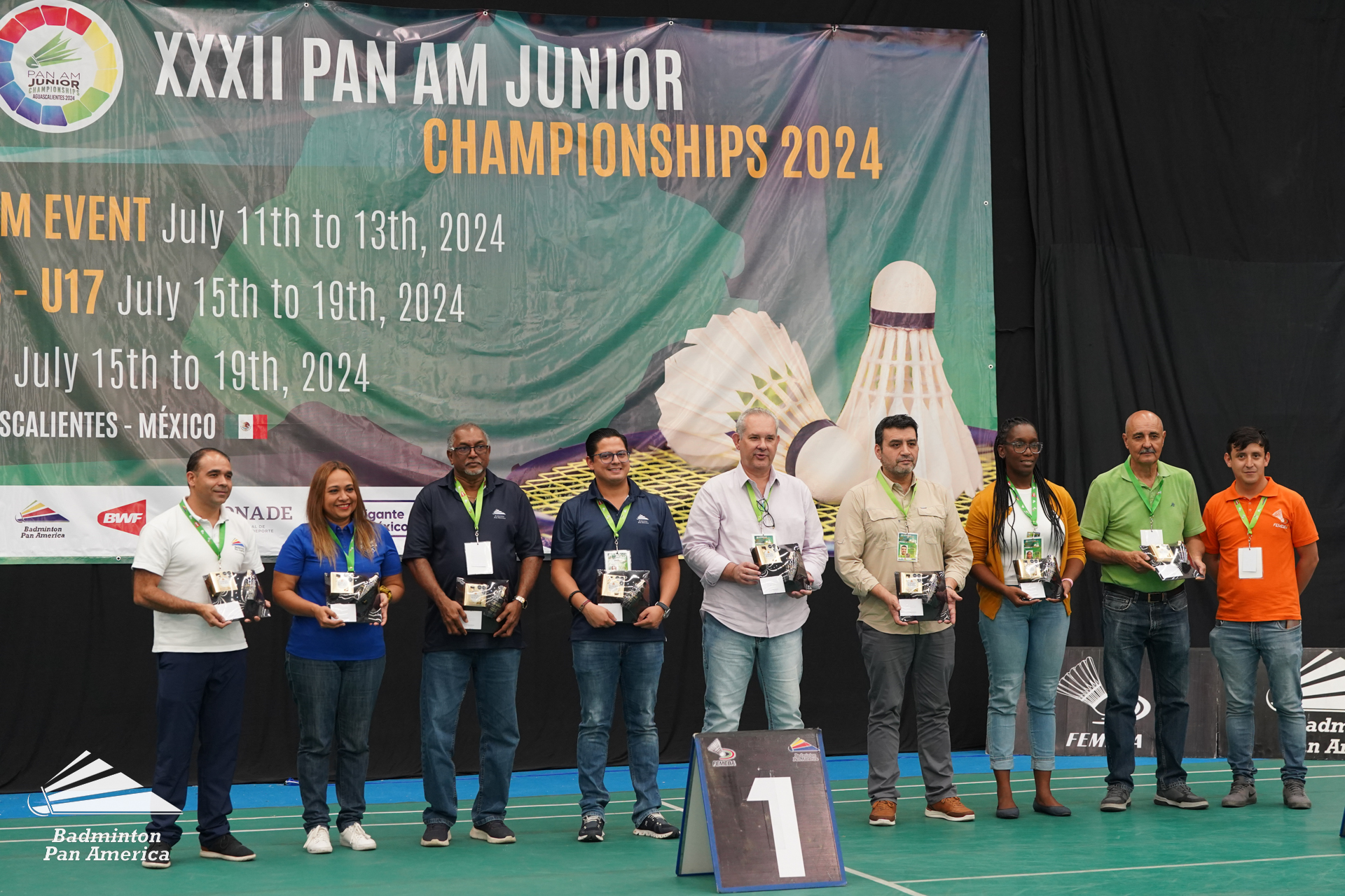 Champion Team – Pan Am Junior 2024 – Badminton Pan America