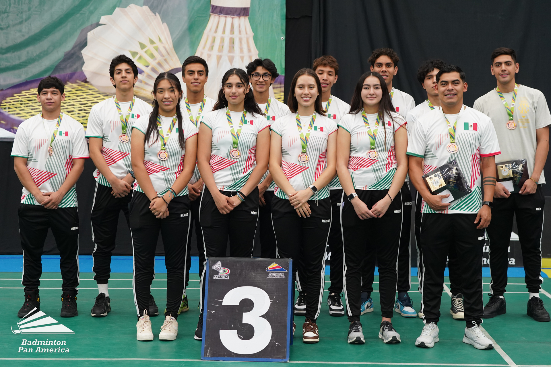Champion Team – Pan Am Junior 2024 – Badminton Pan America