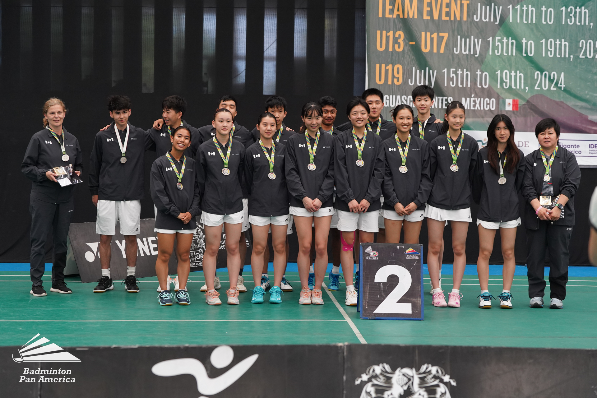Champion Team – Pan Am Junior 2024 – Badminton Pan America