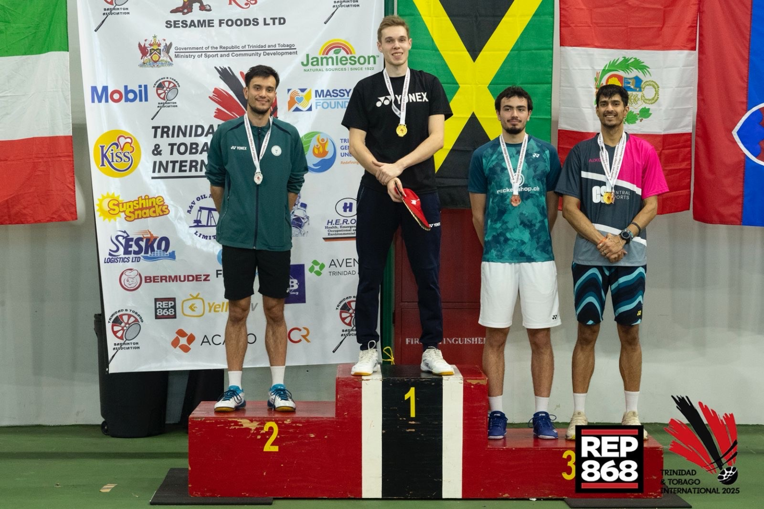 Winners in Trinidad & Tobago – Pan Am Circuit 2025 – Badminton Pan America